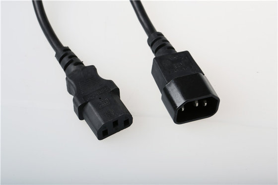 Safe And Reliable European Power Cord Custom Length Reinforced Stress Point
